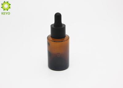 China Amber Glass Empty Essential Oil Bottles CBD Oil Bottle With Dropper Cap for sale