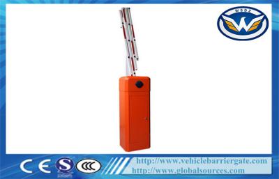 China 180 Degree Two Fence Boom Car Park Barriers , 3S / 6S High Speed Parking Barrier Gate for sale