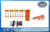 China Aluminum Alloy 1-4.5 Meters Electric Car Park Barriers Gate Three Fence Arm Backtrack for sale
