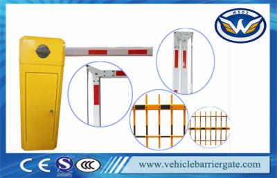 China 8m Double Spring Traffic Barrier Gate Electric Boom Gates For Train Station for sale