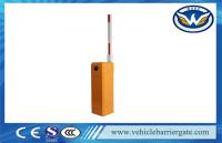 China Orange Intelligent Automatic Road Boom Barrier Gate With Limit Switch for sale
