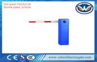 China Blue Remote Control Traffic Barrier Gate , Auto Closing Electric Boom Gates With RS485 for sale