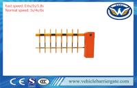 China Automatic Straight Boom Car Park Entrance Barriers With 2 Fence Arm for sale