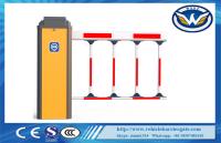 China 24V BLDC Automatic Car Park Barriers Hall Limit 6s With Two Fence Arm for sale