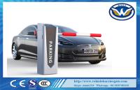 China LED DC 24V Servo Motor Toll Barrier Gate 0.6S High Speed With 2.5m Round Arm for sale