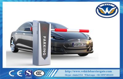 China LED DC 24V Servo Motor Toll Barrier Gate 0.6S High Speed With 2.5m Round Arm for sale