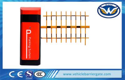 China Intelligent Vehicle Traffic Barrier Gate , Car Parking Gate With 3 Fence Boom for sale