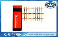 China Red And Black Automatic Traffic Car Park Entrance Barriers For Parking Lot System for sale