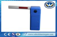 China Blue Manual Release Securiry Automatic Boom Barrier For Parking Lot System for sale