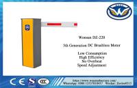 China Intelligent Parking Barrier Gate Low Noise High Speed Entrance DC Brushless Motor for sale