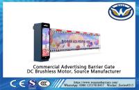 China Durable Smart Parking Barrier Gate 4.5m Boom With Commercial Advertising for sale