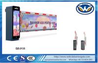 China High End Advertising Car Park Barrier Gate DC24V Brushless Motor for Commercial Site for sale
