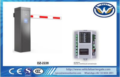 China 24V DC Brushless Motor Road Barrier Gate Smart Non Spring Traffic Barrier Gate With 6m Arm for sale