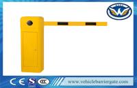 China Commercial Intelligent Yellow Harga Vehicle Barrier Gate For Access Control for sale
