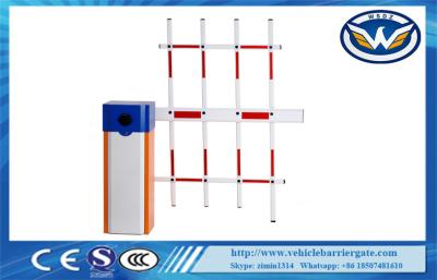 China 4m Retractable Arm Automatic Boom Barrier Gate IP54 Parking Lot Barriers for sale