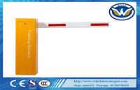 China Yellow Electric Motor Vehicle Barrier Gate AC220V Drop Arm Barrier Gate for sale