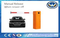 China Cold Rolled Steel 2mm Security Arm Gates With LED Rubber Boom for Highway toll for sale