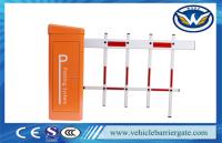 China Solor Energy Optional Vehicle Boom Barrier Serve Motor Barrier Gate With Two Fence for sale