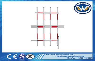China Arm Three Fence Boom Barrier Gate Shopping Mall Community White Red Color Size Customized for sale