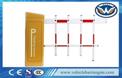 China Outdoor use 2 Fence Arm Automatic Boom Barrier Gate DC PMSM Serve Motor for sale