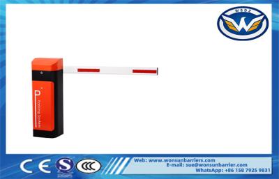 China RS485 Driveway Barrier Gates Customizable Parking Lot Straight Arm 1.5s-6s Operation Time for sale