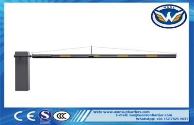 China 10m Parking Barrier Gate Heavy Duty Adjustable Speed With RS485 Interface 250W for sale