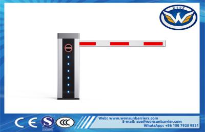 China LED Light DC Brushless Intellgent Vehicle Barrier Gate With Powder-coated Steel Construction for sale