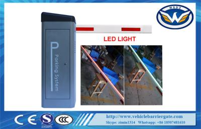 China 24V DC Servo Motor Barrier LED Arm Barrier Parking Gate Fast Speed for sale