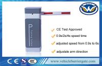 China Aluminium Alloy Arm Traffic Barrier Gate Adjutable Speed AC220V 720r/ Min Rotational Speed for sale