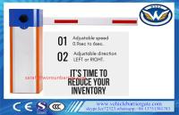 China Automatic Car Park Boom Gates , Flexible Speed Boom Barrier Gate AC Motor for sale