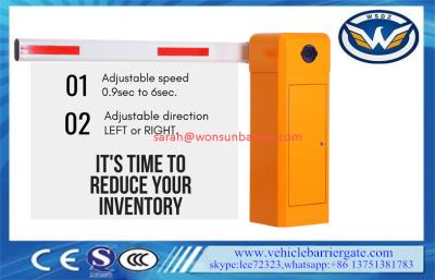 China BI - Directional Automatic Barrier Gate AC Motor 6 Meters Boom Length CE Approval for sale