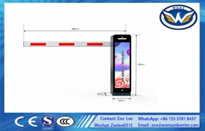 China Parking Barrier Gate Brushless Motor Support Ads With Straight Arm for sale