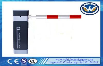 China Bidirectional Automatic Boom Barrier 6 Meters Length AC Motor Round Arm CE Approval for sale