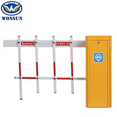 China Fence Arm Vehicle Barrier Gate DZ-SF-138 Robust Construction For Controlling Vehicle Access for sale