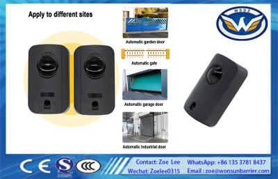 China 12/24V AC/DC Auto-Aligning 15m Sensing Infrared Beam Detector for Sliding Gate Motors Black Power Supply DC 24V/12V for sale