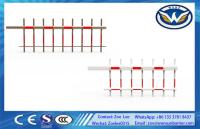 China 1-4m Length Automatic Car Park Barrier Two Fence Arm For Parking Lot Garages for sale