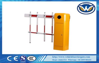 China Remote Control Parking Intelligent Barrier Gate With Fence Boom Arm for sale