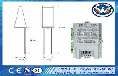 China Solar-Powered Car Park Barrier Gate Max Boom Length 6 Meter for sale