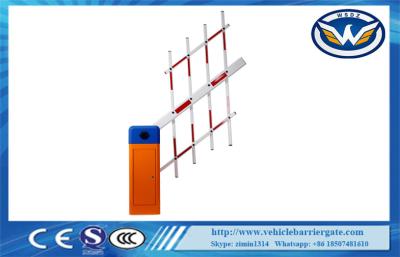 China Three Fence Arm 3S / 6S Traffic Barrier Gate with Double Limit Switch for sale
