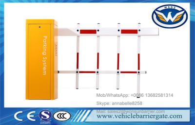 China Two Fencing Automatic Parking Barriers Vehicle Access DZ-130 Boom Gate Yellow Color for sale