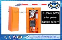 China Backup Battery Servo Parking Boom Gates IP54 Aluminum 1.5mm Arm Thickness for sale
