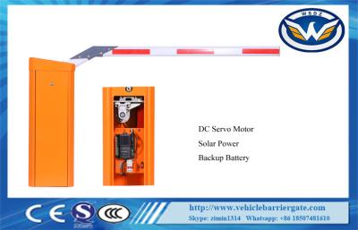 China Solar Power Automatic Barrier Gate DC Servo IP54 No Need Human Intervention for sale