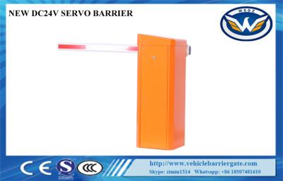 China IP54 Parking Gate Barrier , Automatic Parking Gate Backup Battery 24VDC Servo for sale