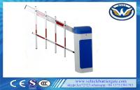 China Clutch Device Toll Barrier Gate 1 - 6 Meters Aluminum Alloy Straight Arm for sale