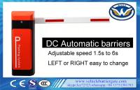 China Durable Automatic Gate Barrier System DC Motor IP44 1.5-6s Time For Up / Down for sale