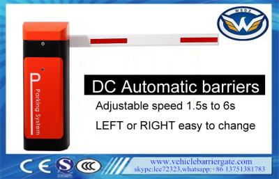 China Durable Automatic Gate Barrier System DC Motor IP44 1.5-6s Time For Up / Down for sale