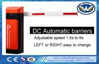 China 1m-6m Arm Length Security Boom Gate With Rfid Car Park Boom Gates DC Battery for sale