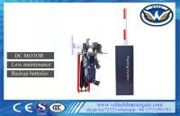 China Adjustable Speed Automatic Boom Barrier / Parking Boom Gates DC 24V for sale