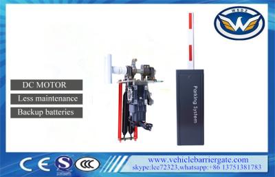 China Adjustable Speed Automatic Boom Barrier / Parking Boom Gates DC 24V for sale