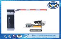 China MCBF 5 Million Times DC Brushless Motor Car Parking Barriers 24V DC Barrier Gate With Curved Arm for sale